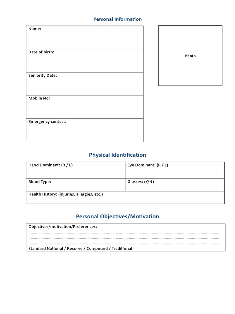 Physical Identification: Personal Information | PDF | Social Science | Law
