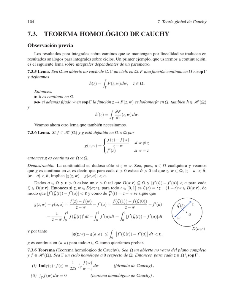 Teorema Homológico de Cauchy | PDF | Topología | Curva