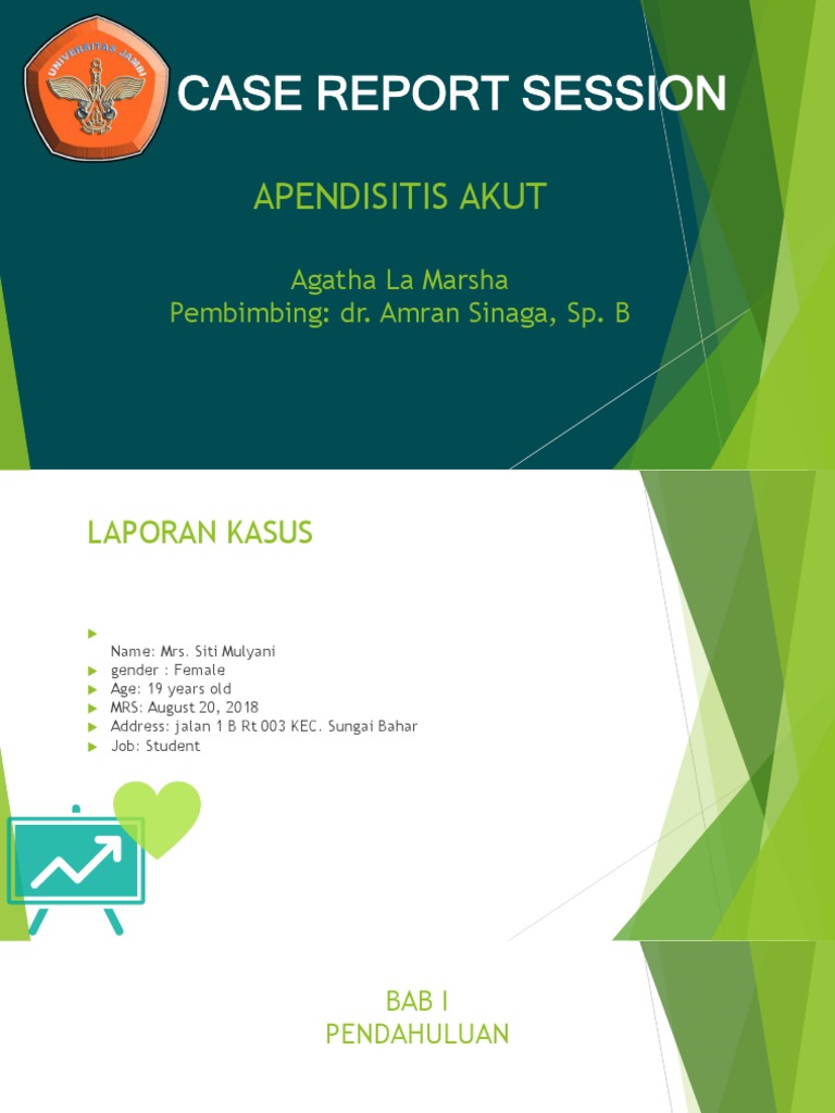 Case Report Session: Apendisitis Akut | PDF | Medicine | Clinical Medicine