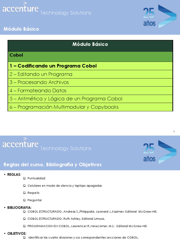 Introducción a la Programación en COBOL | PDF | Archivo de computadora ...