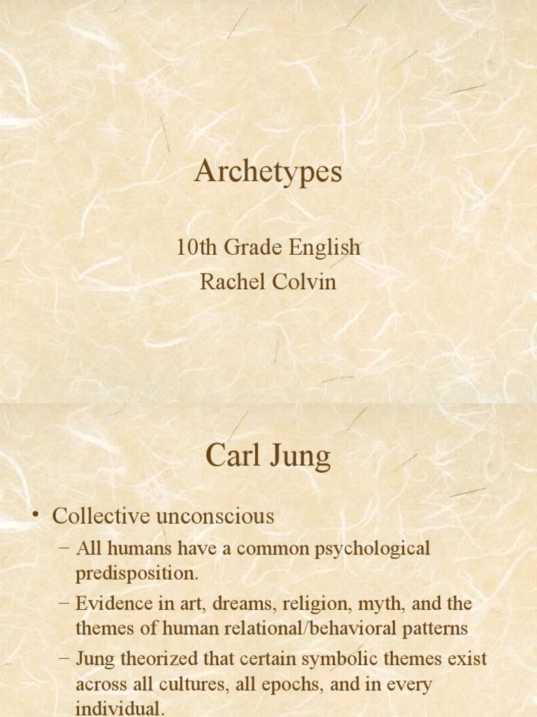 Archetypes: 10th Grade English Rachel Colvin | PDF | Archetype | Star Wars