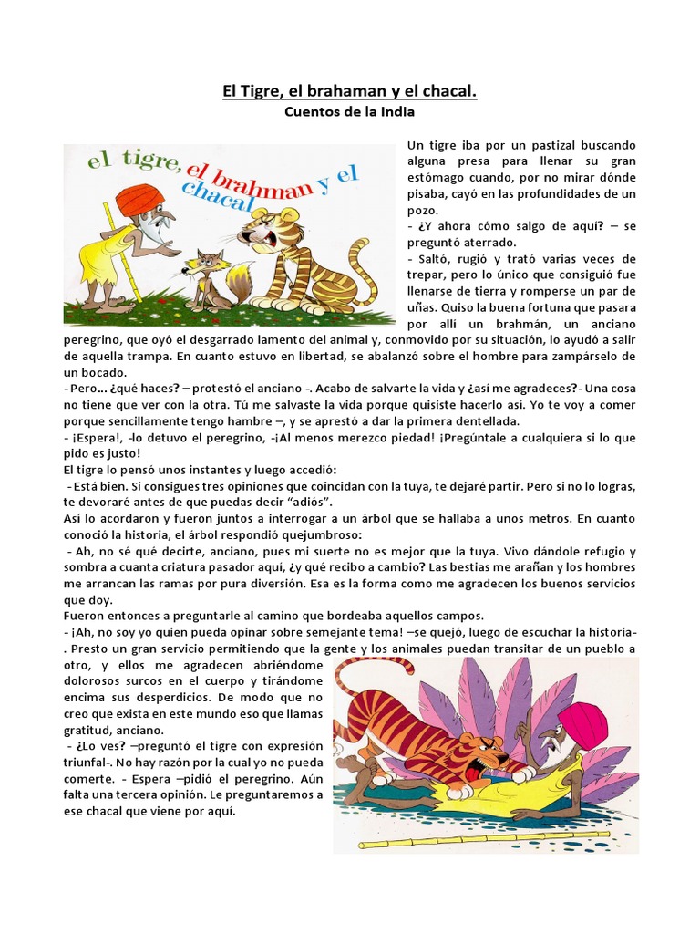 El Tigre El Brahaman Y El Chacal Pdf