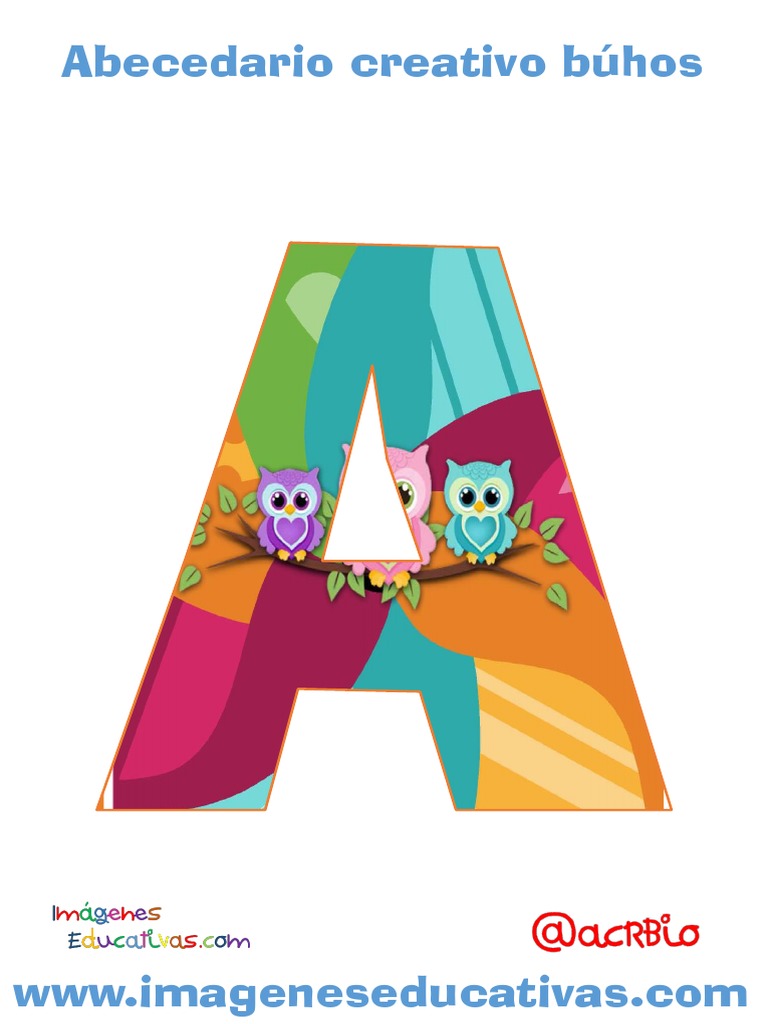 Abecedario Búhos PDF | PDF | Hogar, jardinería y bricolaje