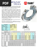 Catálogo - Juntas Metálicas Teadit | PDF | Dureza | Pressão