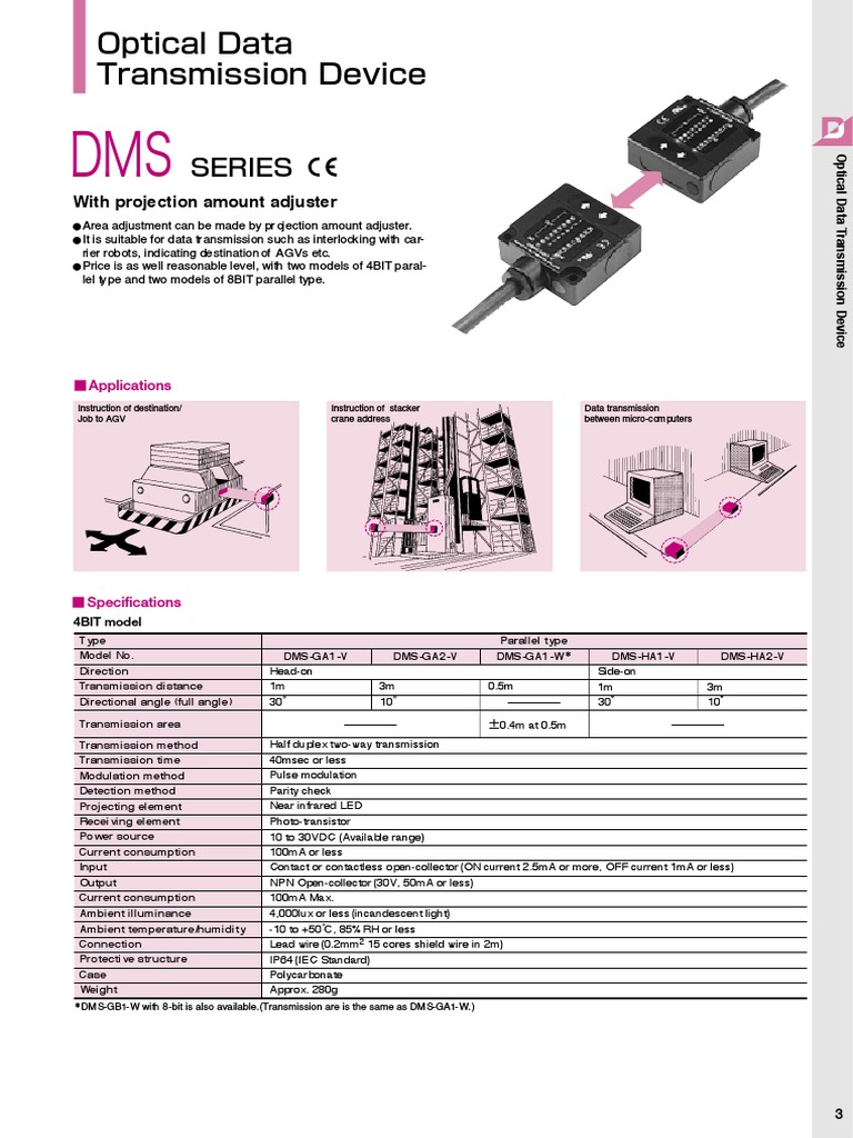 Compact Size Optical Data Transmission Device - DMS | PDF ...