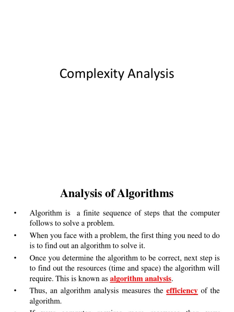 Analysis Of Algorithm Pdf Computational Complexity Theory Time Complexity
