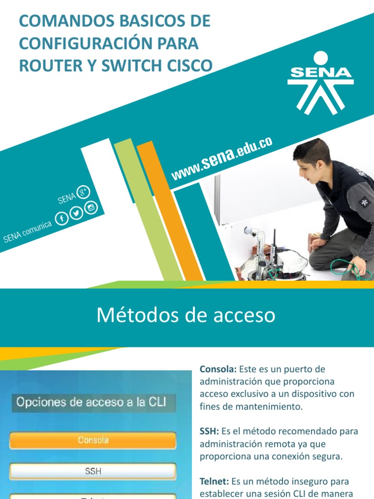 01 - Comandos Basicos de Router y Switch Cisco | PDF | Telecomunicaciones | Redes de computadoras