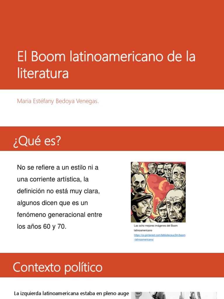 Boom Latinoamericano de La Literatura | America latina