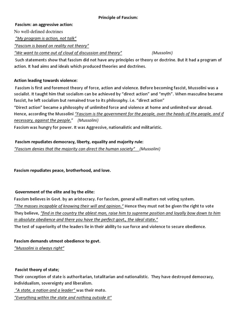 Fascism | PDF | Fascism | Nazi Germany