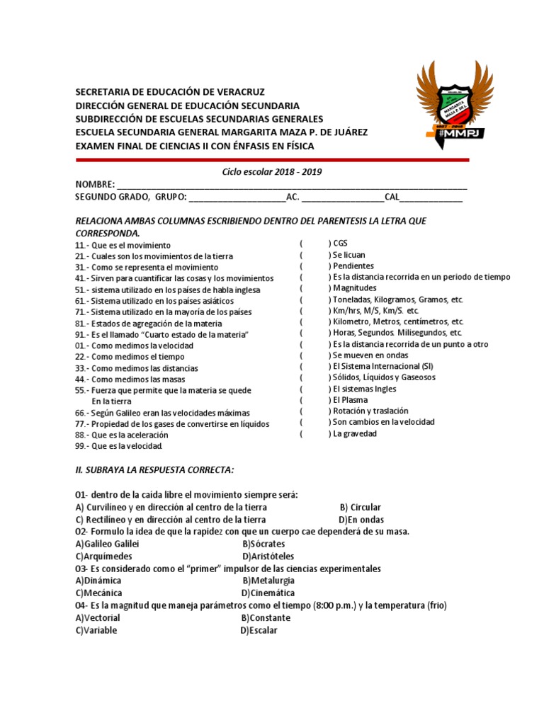 Examen Final de Fisica | PDF | Olas | Frecuencia