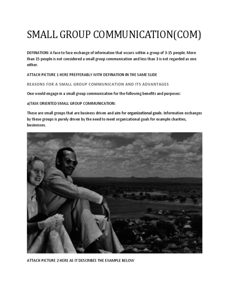 Small Group Communication | PDF