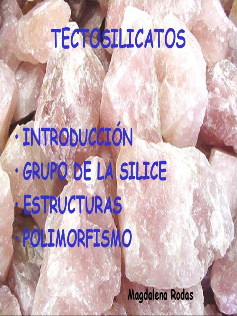 Estructura y Polimorfismo de Tectosilicatos | PDF | Cuarzo | Hélice