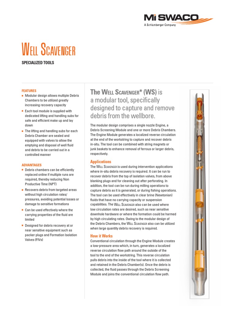 Well Scavenger | PDF | Valve | Mechanical Engineering