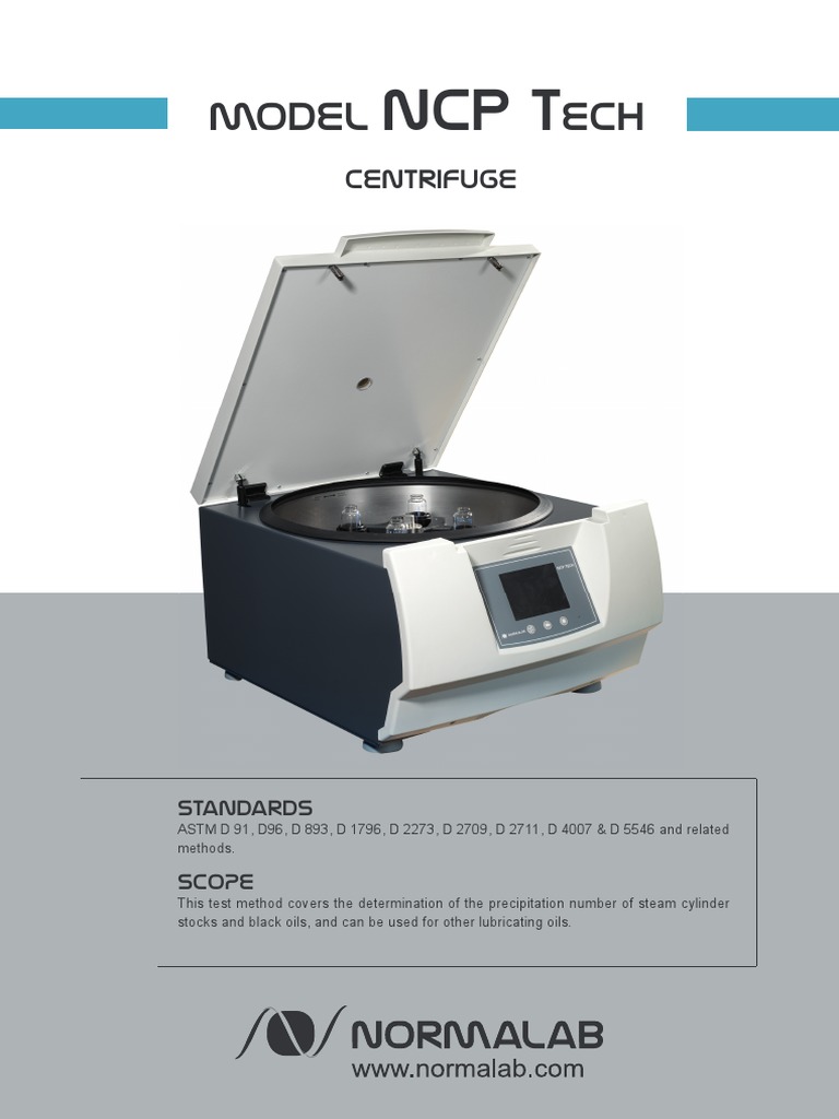 Leaflet NCP Tech en | PDF | Centrifuge | Petroleum