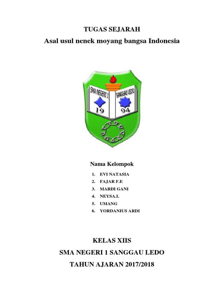 Asal Usul Nenek Moyang Indonesia | PDF | Ilmu Sosial | Sejarah