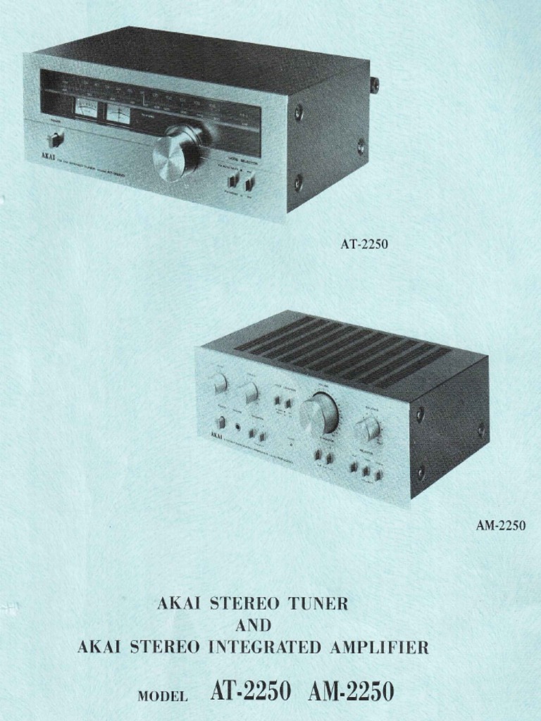 Akai at 2250 Service Manual | PDF