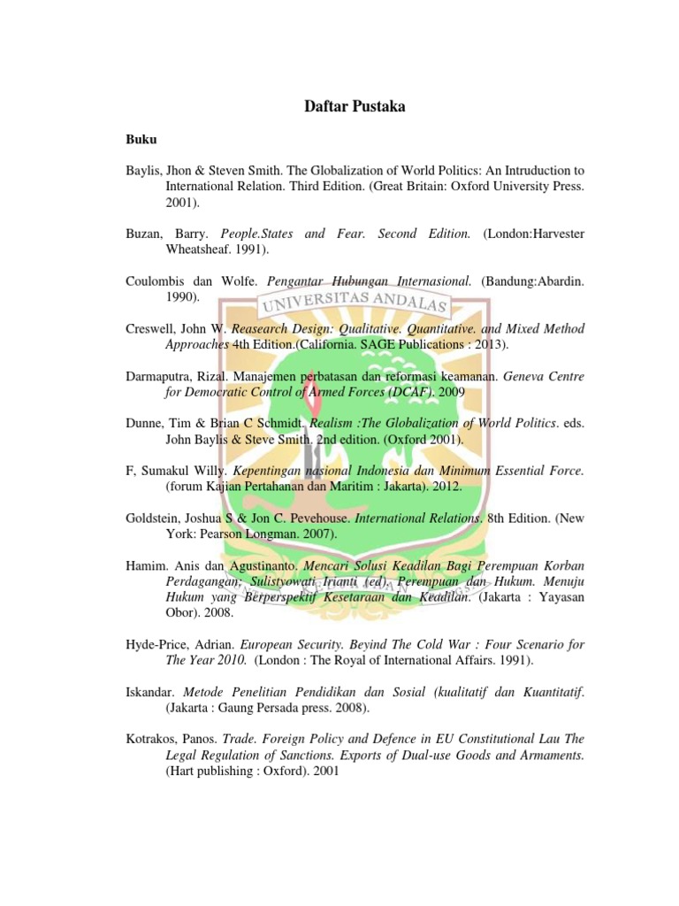 Dafpus | PDF | Political Science | International Relations