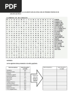 SOPA DE LETRAS - Electricidad | PDF