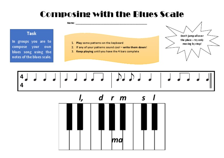 Composing With The Blues Scale | PDF