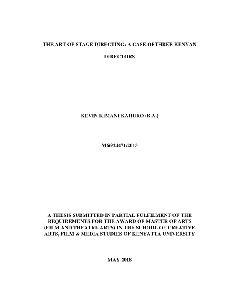 The Art of Stage Directing | PDF | Acting | Theatre