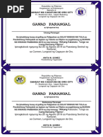 Certificate of Appreciation-Final Template - Tagalog-Edited | PDF