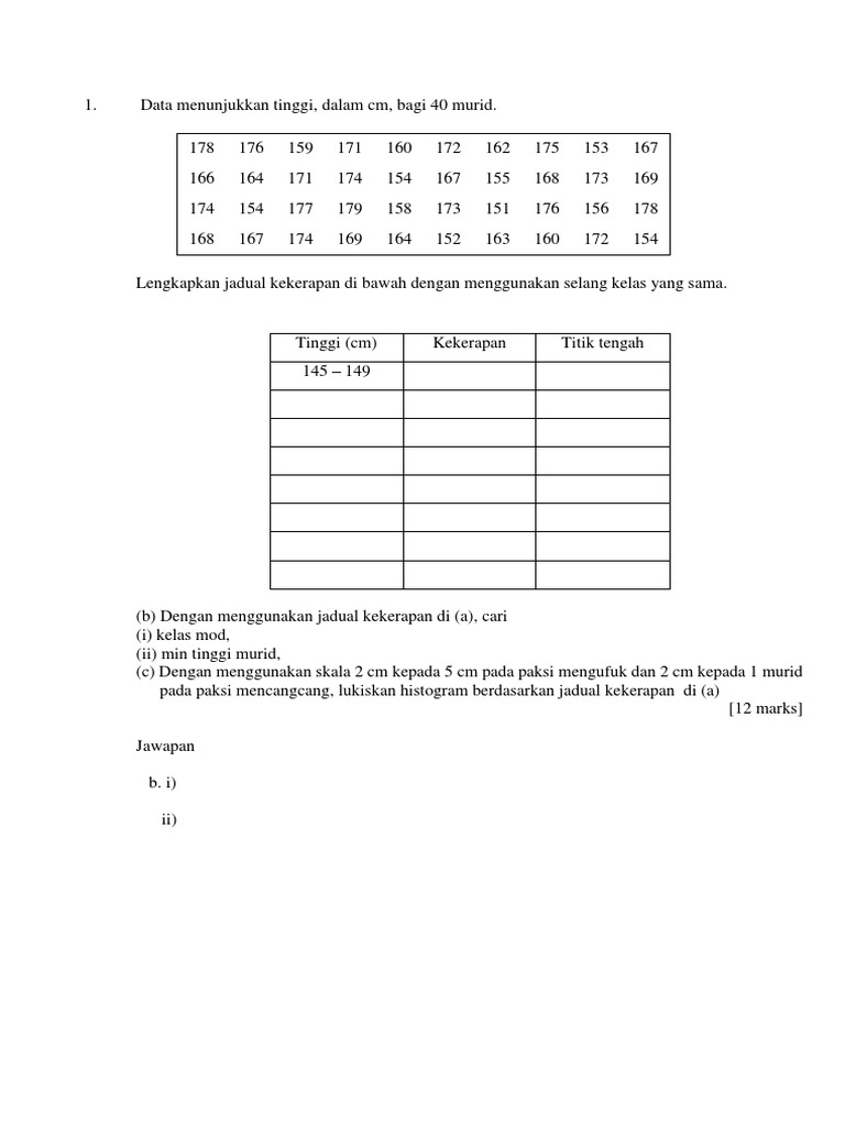 Statistik III (Histogram) | PDF