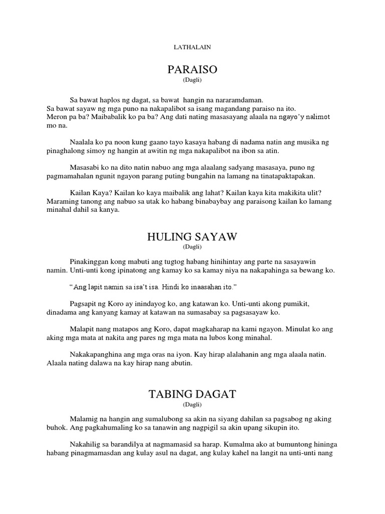 Lathalain 2019' School Paper | PDF