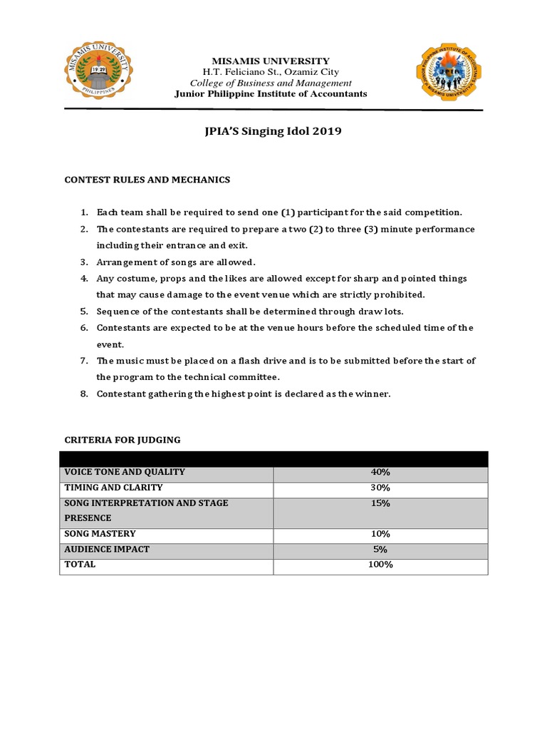 Letterhead For MU | PDF | Entertainment | Performing Arts