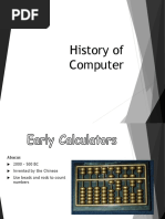 PRESENTATION-History and Evolution of Computer | PDF | Areas Of ...