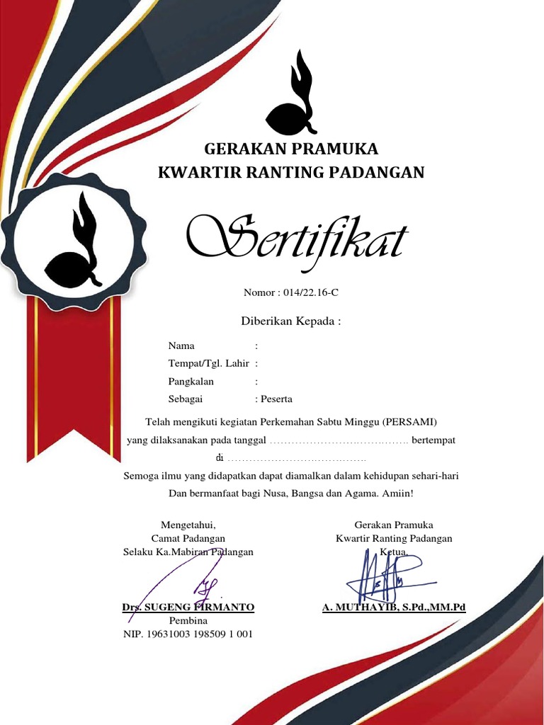 Sertifikat Persami | PDF | Griya & Taman