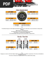 Larry Shaw Race Cars Recomended Tuning Guidelines and Setup Sheet | PDF ...