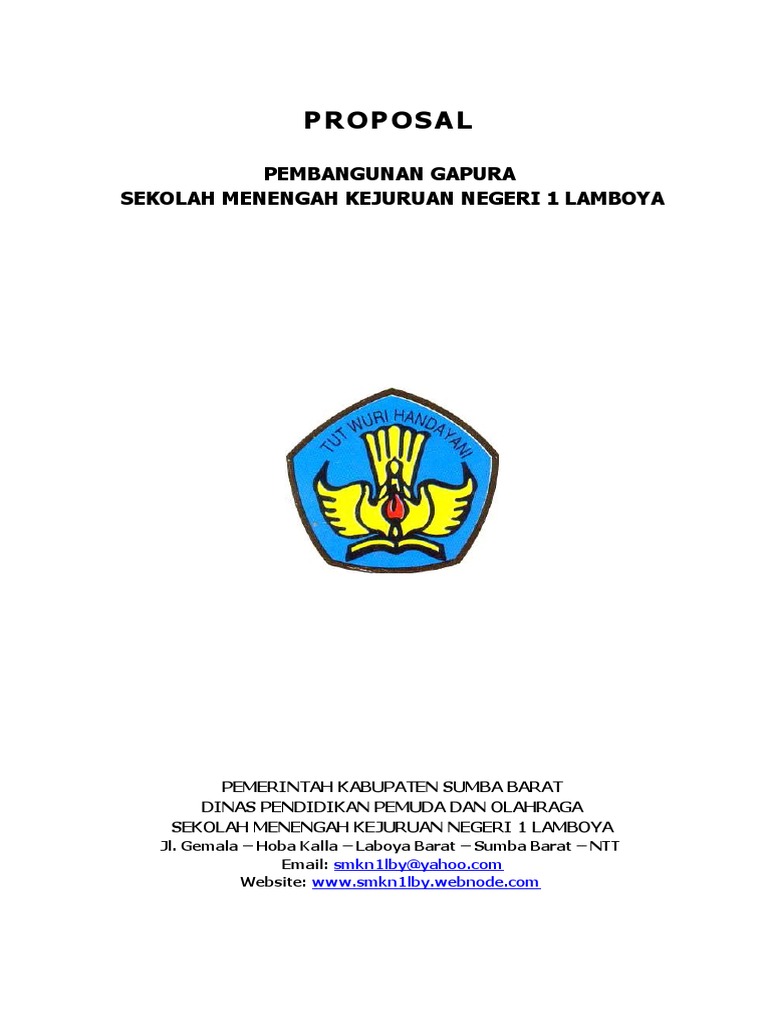 Proposal Pembangunan Gapura | PDF