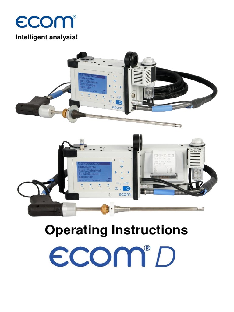 Manualbook E-Combustion Analyzer | PDF | Computer Keyboard | Heat Transfer