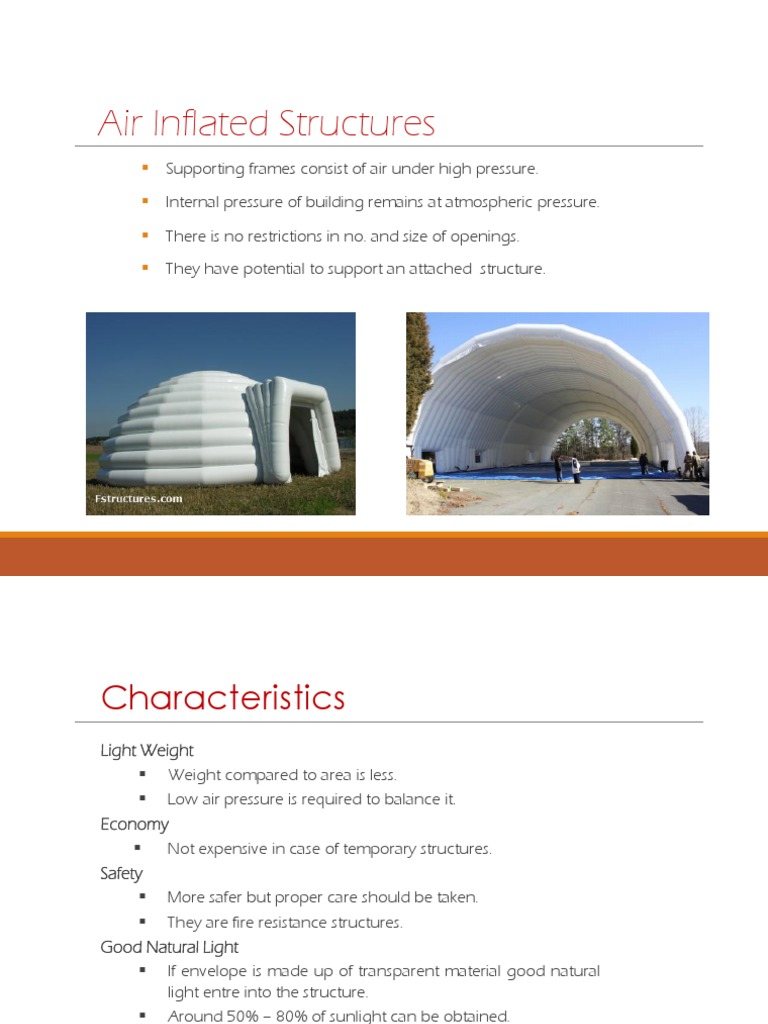 Air Inflated Structures | PDF | Materials | Building Engineering