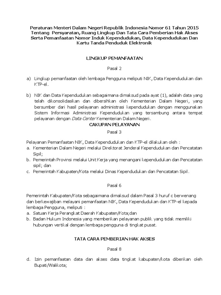 Pemanfaatan Data Penduduk | PDF