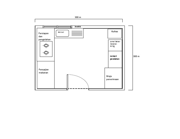 Layout Dapur PDF | PDF