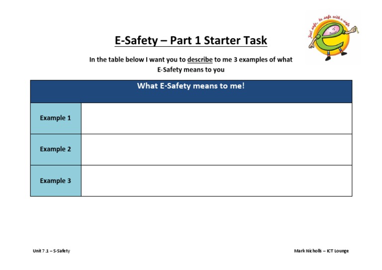 Understanding E-Safety Basics | PDF | Computers