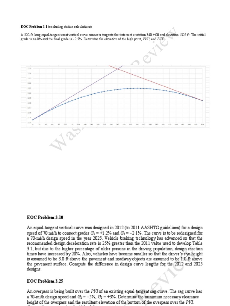 PE Civil Exam Review - Transportation | PDF | Traffic | Lane