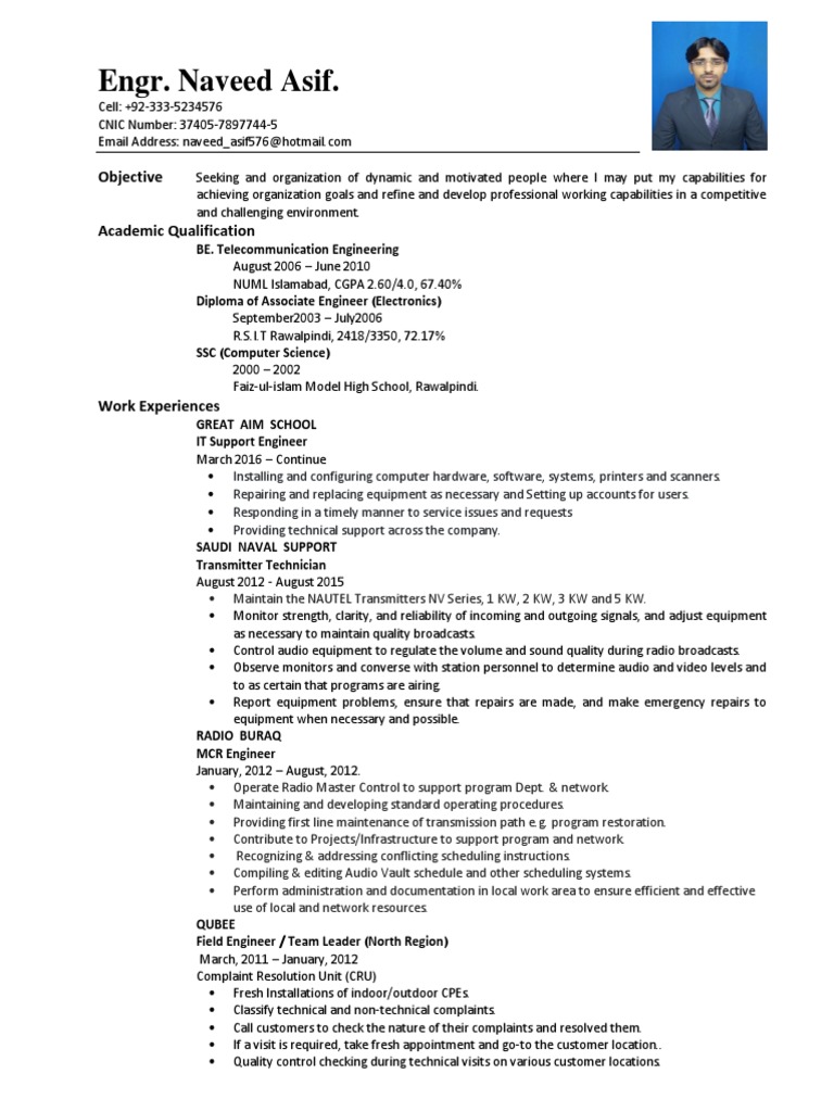 Engineer Naveed Asif | PDF | Telecommunication | Computer Network