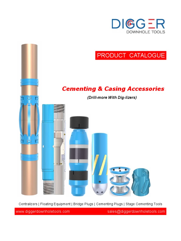 Digger Downhole Tools Product Catalogue | PDF | Casing (Borehole) | Screw