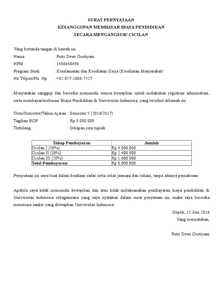 Form Pengajuan Cicilan Bopb | PDF | Ilmu Sosial