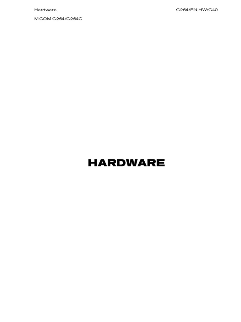 c264 BC Alstom | PDF | Decibel | Relay