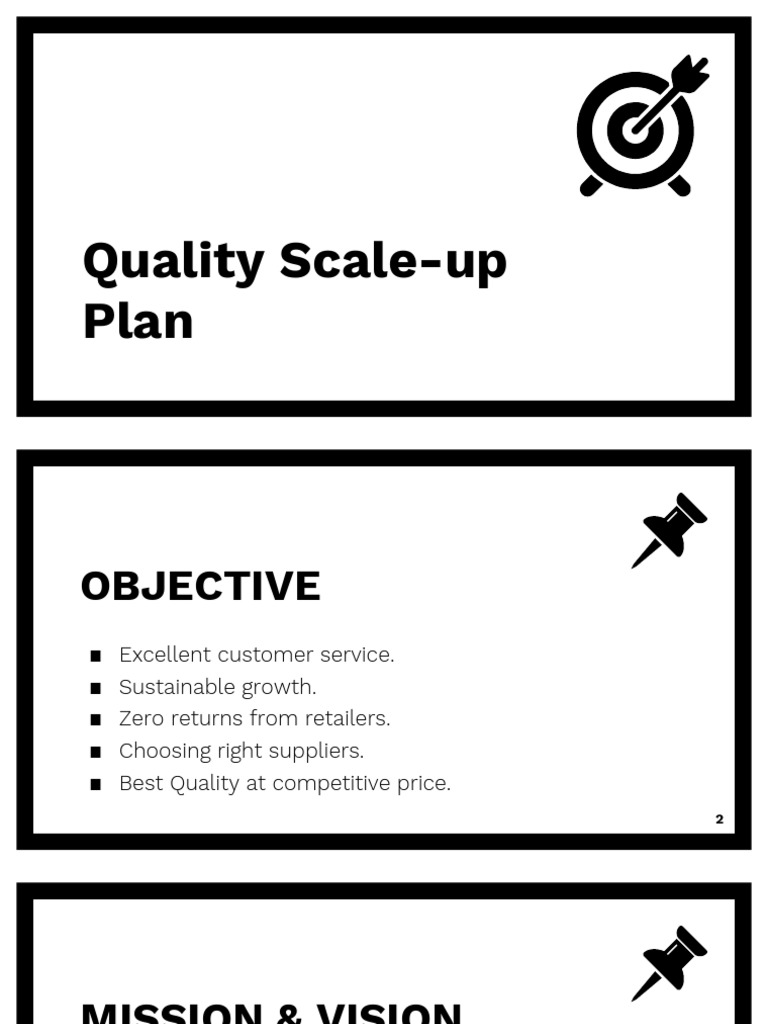 Scale Up Plan | PDF | Retail | Marketing