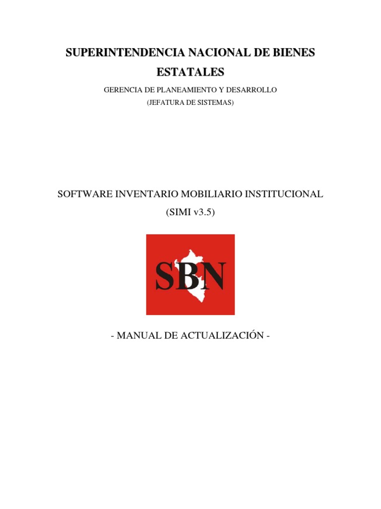 SIMI-ManualdeActualizacionv3 5 | PDF | Point and Click | Ventana ...