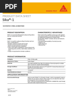 Sikashield w159 Ed15mm | PDF | Adhesive | Polyethylene