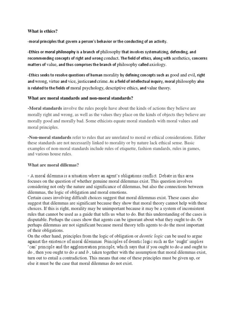 What Is Ethics? | Download Free PDF | Morality | Stereotypes