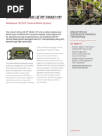 Cs TC Datasheet An PRC 160v Wideband HF VHF Tactical Radio | PDF ...