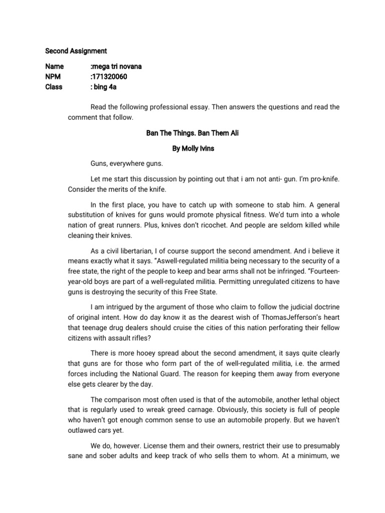 Second Assignment Mega PDF | PDF
