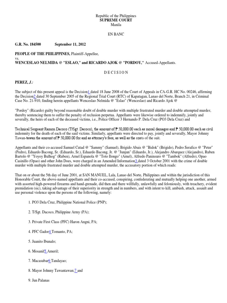 People vs. Nelmida | PDF | Witness | Testimony