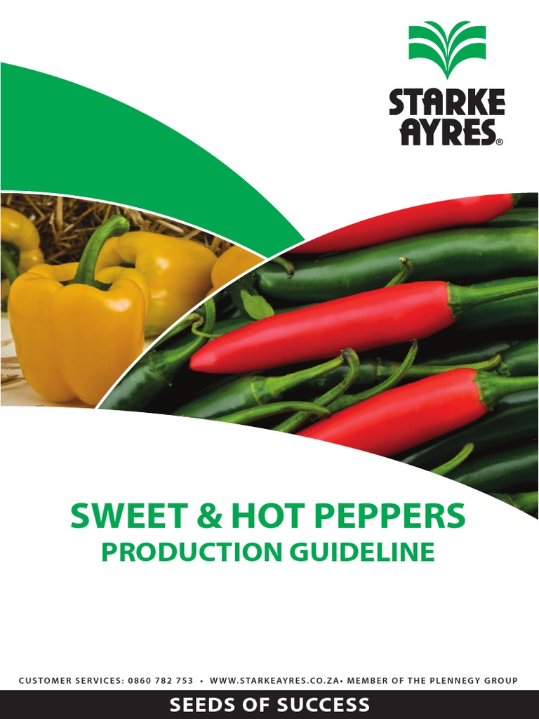 Sweet & Hot Pepper Production Guideline 2014 PDF | PDF | Bell Pepper ...
